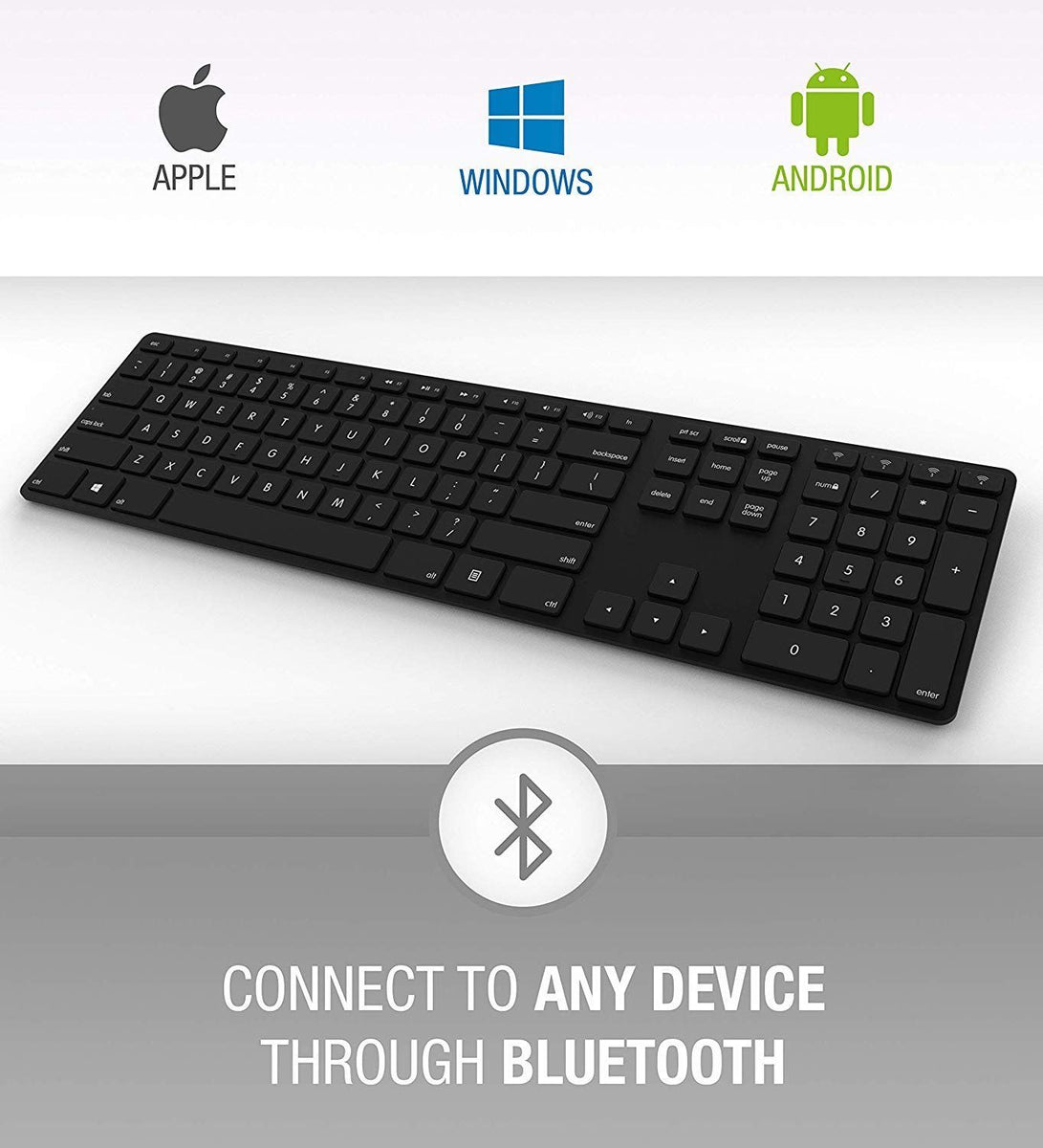 Matias Backlit Wireless Multi-Pairing Bluetooth Keyboard PC ServerXpress Mexico – Serverxpress ...
