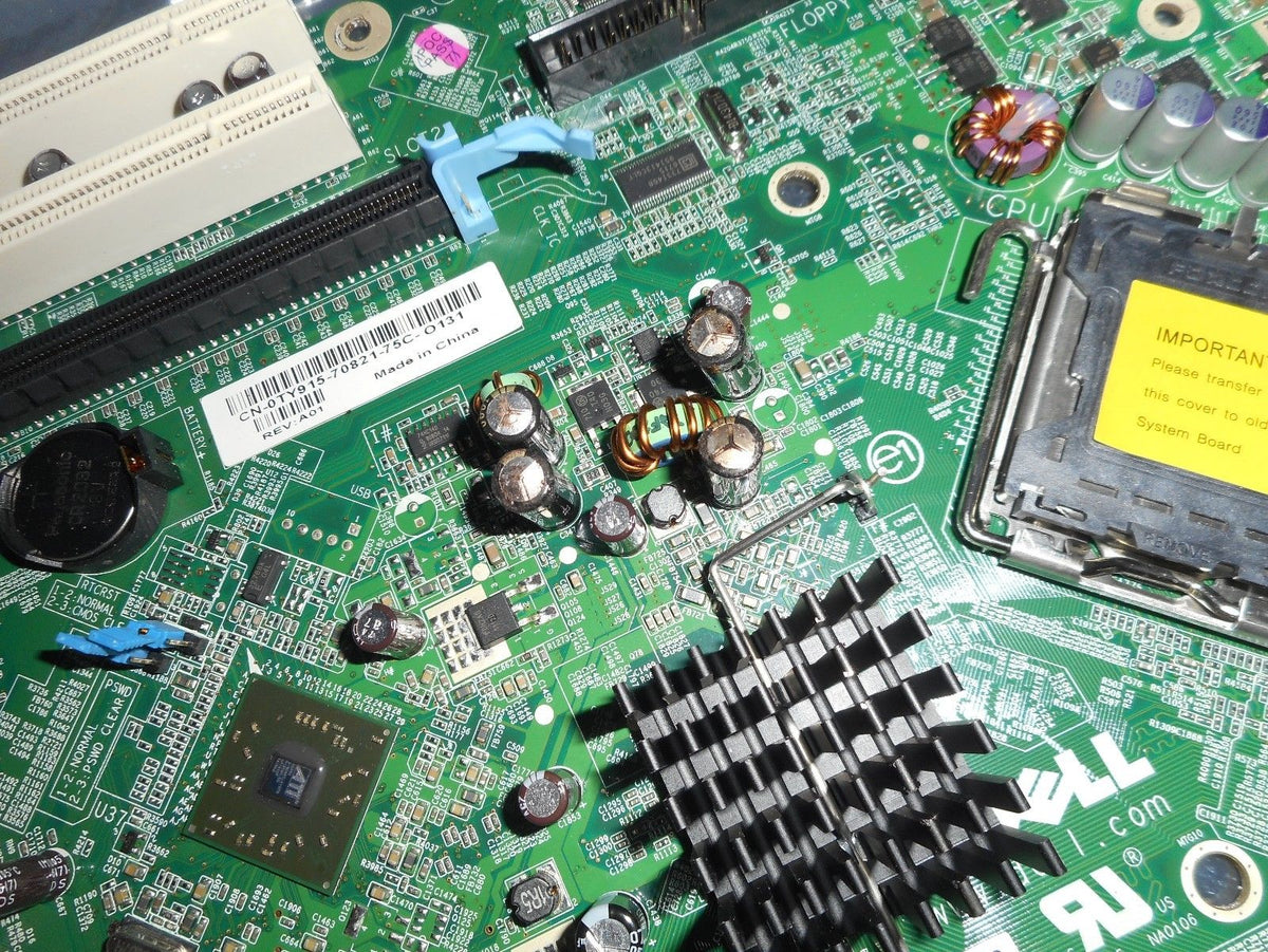 Dell Optiplex 320 Socket LGA 775 BTX Desktop Motherboard TY915 ...