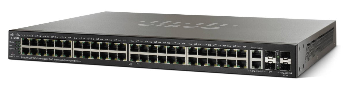 Cisco 500 Stackable Switch Sg500-52-Switch-52Ps-mount ServerXpress ...